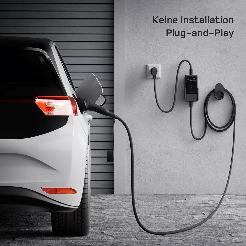 dé Ladekabel Typ 2 Schuko – 3,7 kW Ladegerät für E-Auto